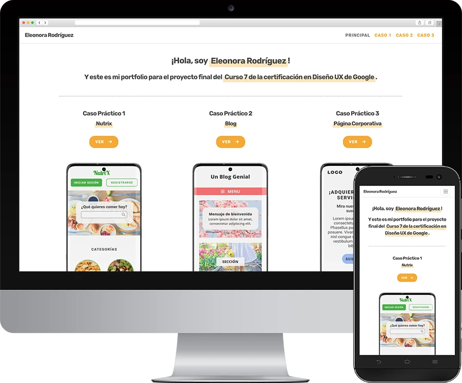 Projects | Eleonora Rodriguez | UI/UX Web Designer & Digital Marketing Specialist